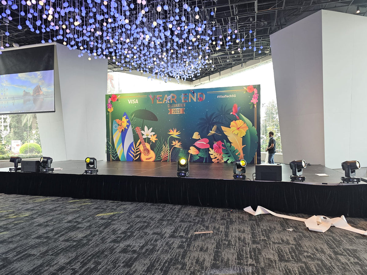 Stage Backdrop (PVC) Singapore - Events Backdrop – Build & Cut