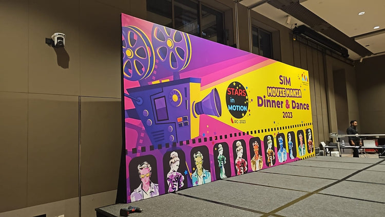 Stage Backdrop (PVC) Singapore - Events Backdrop – Build & Cut