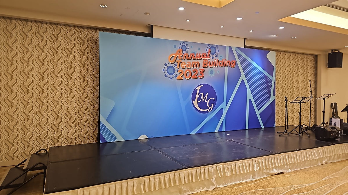 Stage Backdrop (PVC) Singapore - Events Backdrop – Build & Cut